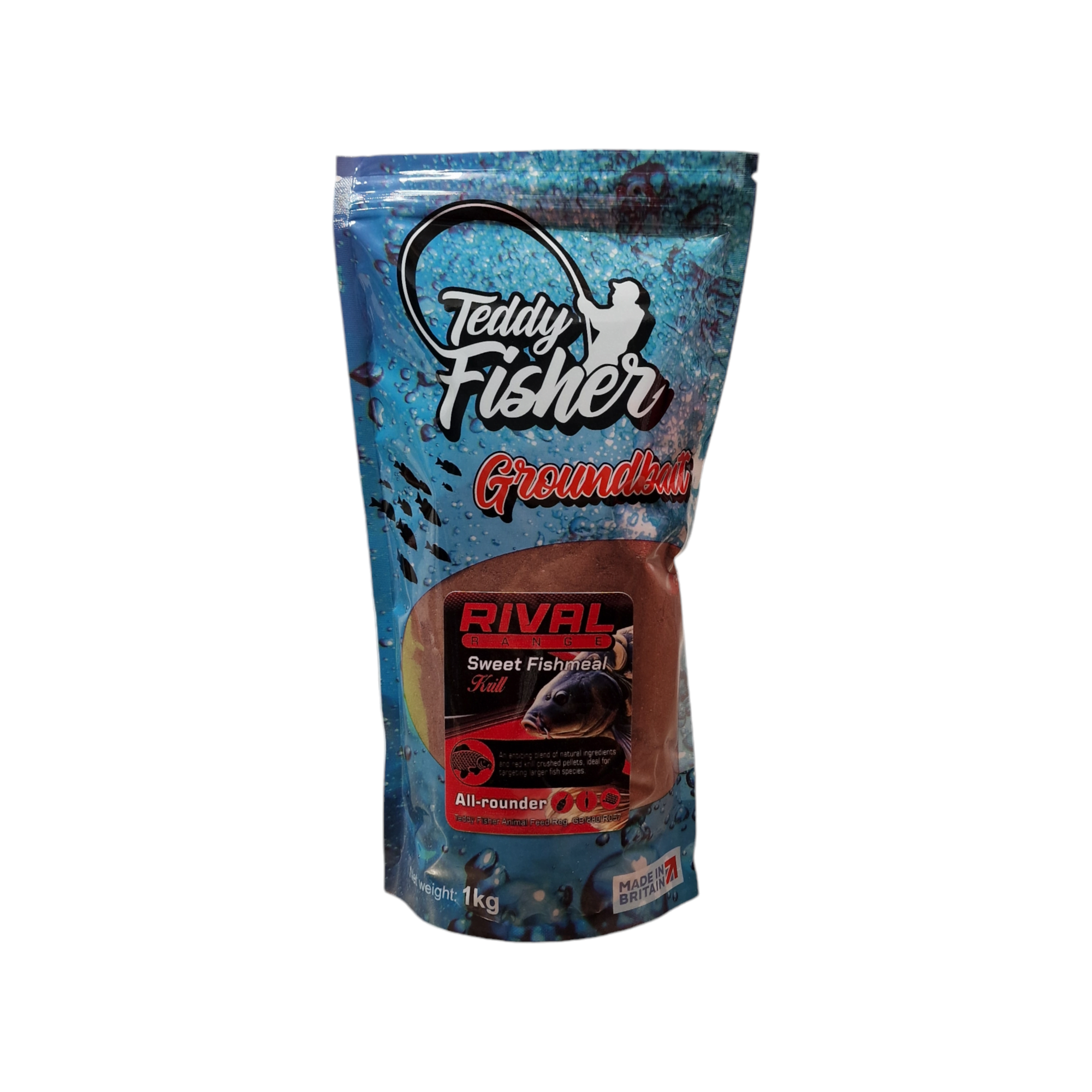 Teddy Fisher Announces Improved Rival Range Groundbaits - Baiting The Swim