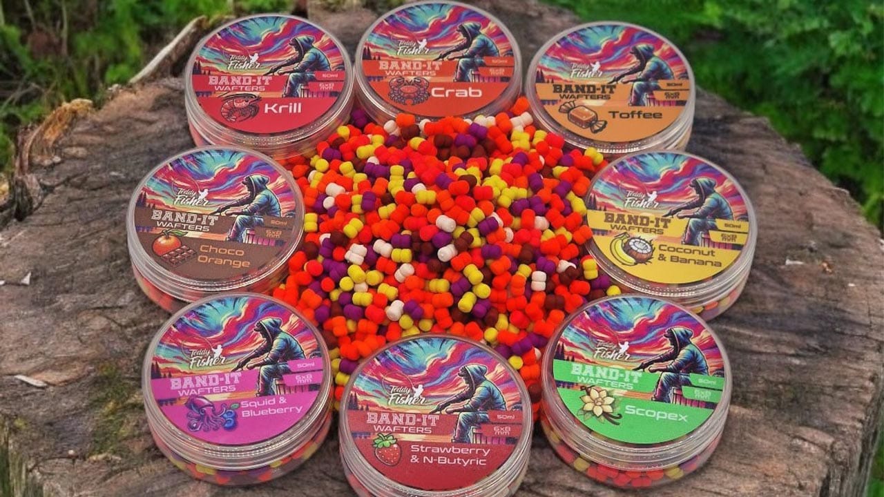 Teddy Fisher Launch New Range of Band-It Wafters - Baiting The Swim